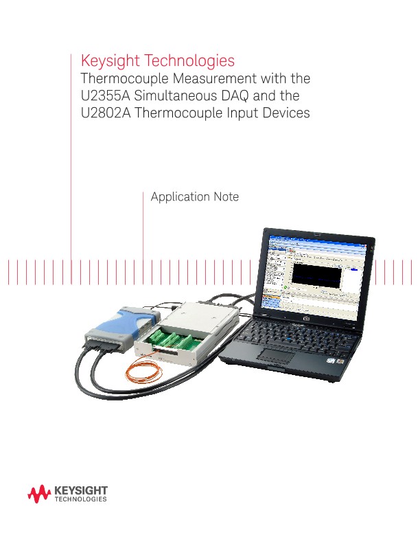 Thermocouple Measurement with U2355A Simultaneous DAQ PDF Asset Page | Keysight
